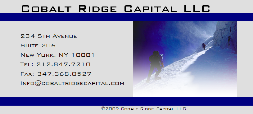 Cobalt Ridge Capital